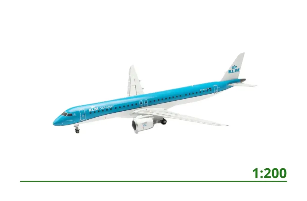 Embraer 195-E2 KLM (NL) 1:200 | Miniatuurspecialist.nl